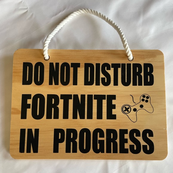 Other | Fortnite Door Sign | Poshmark